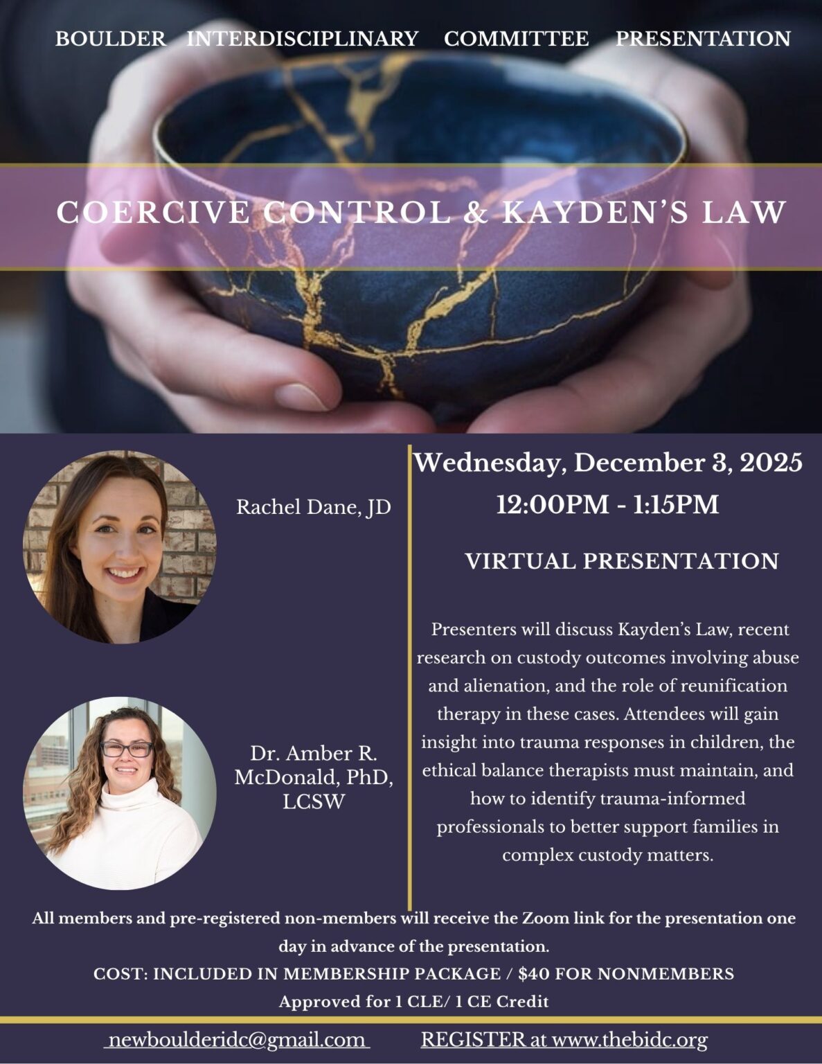 Coersive Control and Kayden’s Law – Boulder IDC